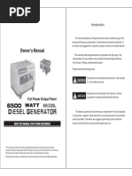 DG Operation and Maintenance SOP | PDF | Motor Oil | Diesel Engine