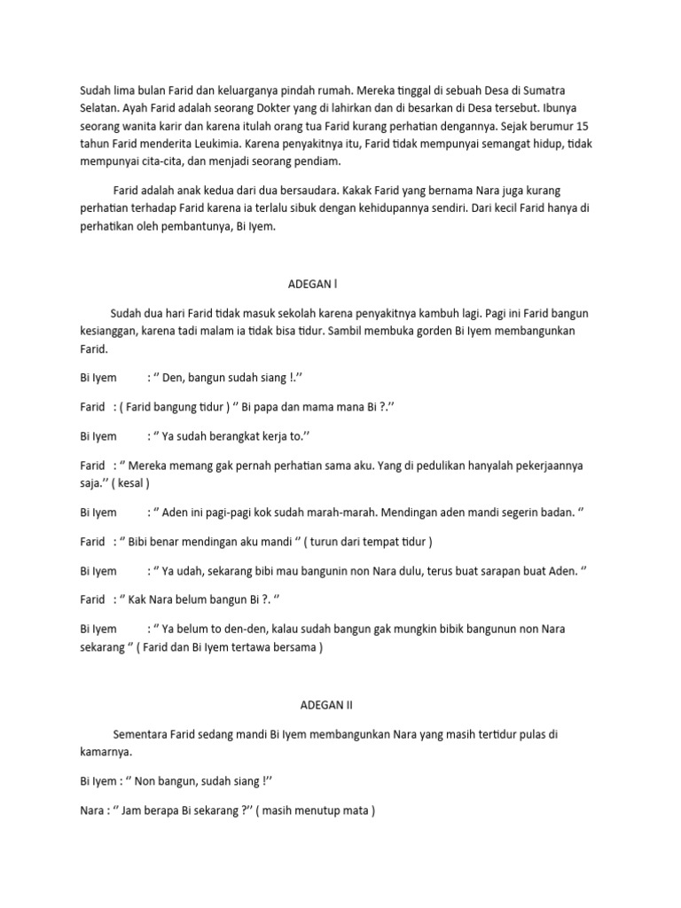 Naskah Drama Kaila | PDF