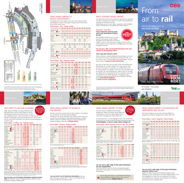 Folder Zug Zum Flug Englisch | PDF | Transport | Service Industries