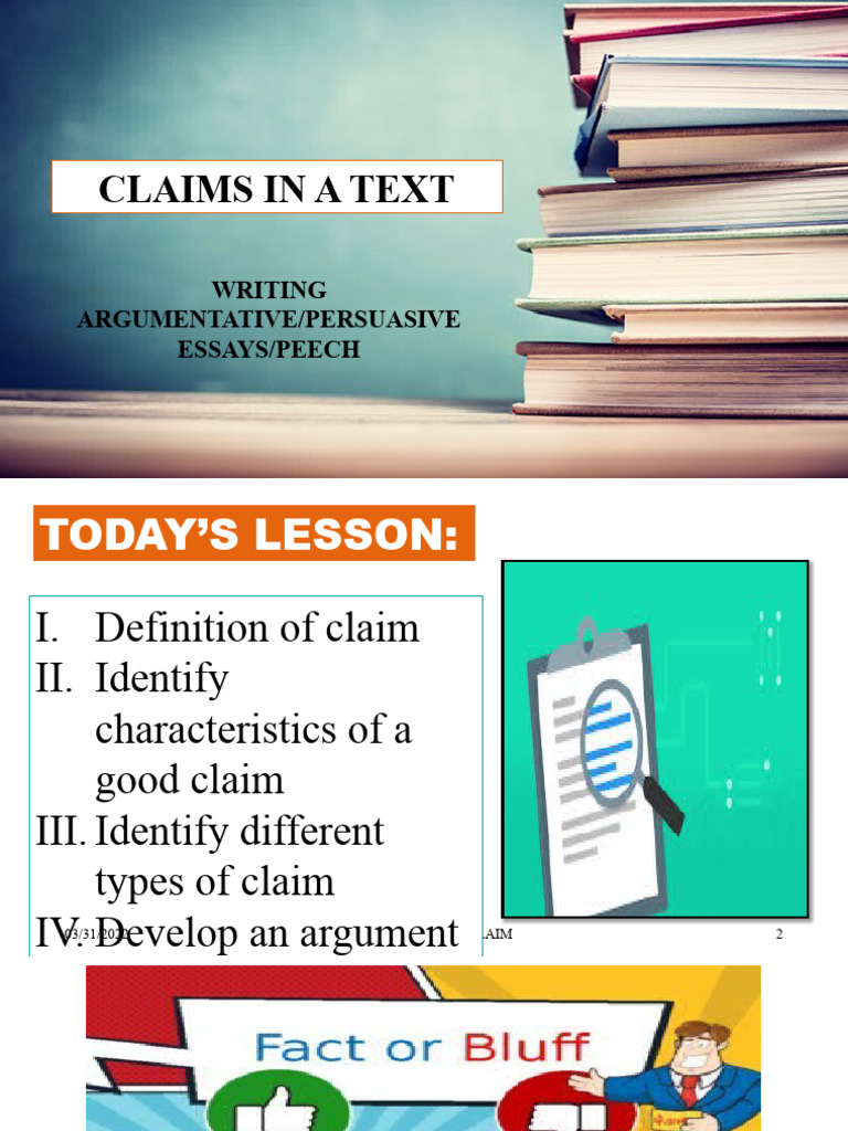 Writing Claims | PDF