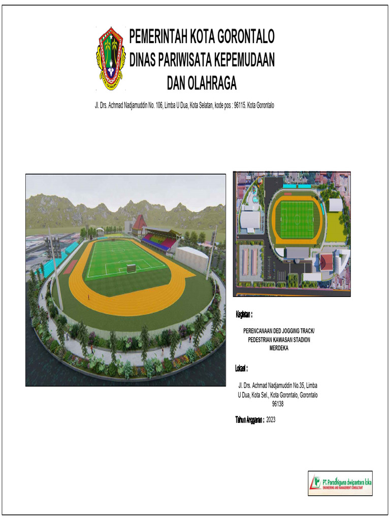 Perencanaan Jogging Track Stadion Merdeka | PDF