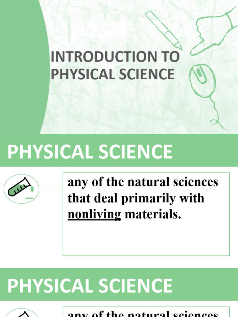 LESSON 1 Intro Physci | PDF
