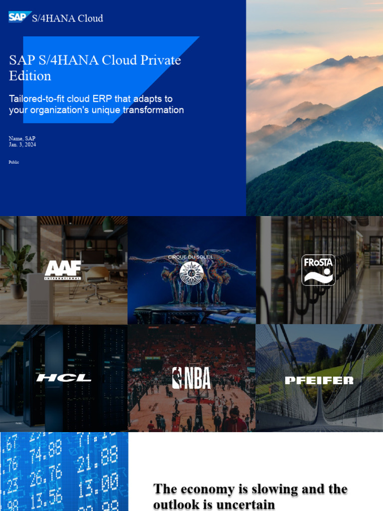 L100 Customer Value - SAP S4HANA Cloud Private Edition-Executive Pitch-2024 | Download Free PDF ...