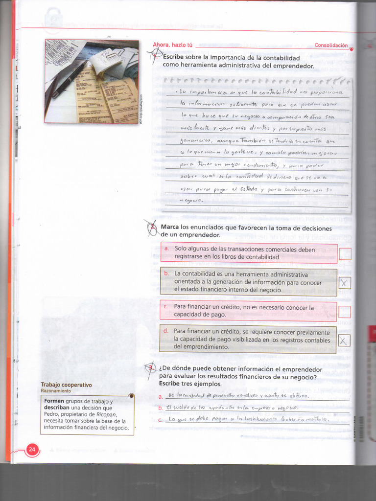 Emprendimiento Contabilidad 1ro Pdf