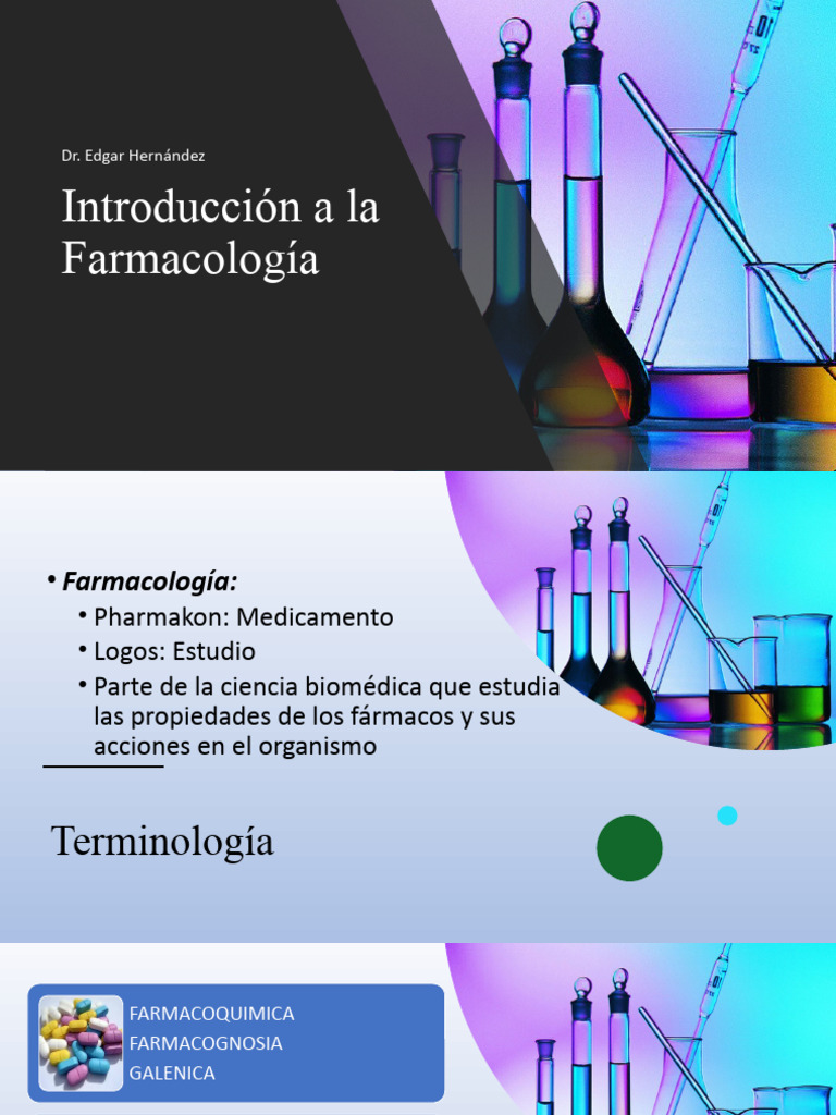 Introduccion A La Farmacologia I Parte | PDF | Farmacología | Medicamentos con receta