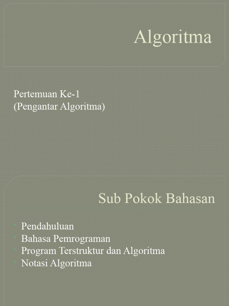Algoritma | PDF | Komputer