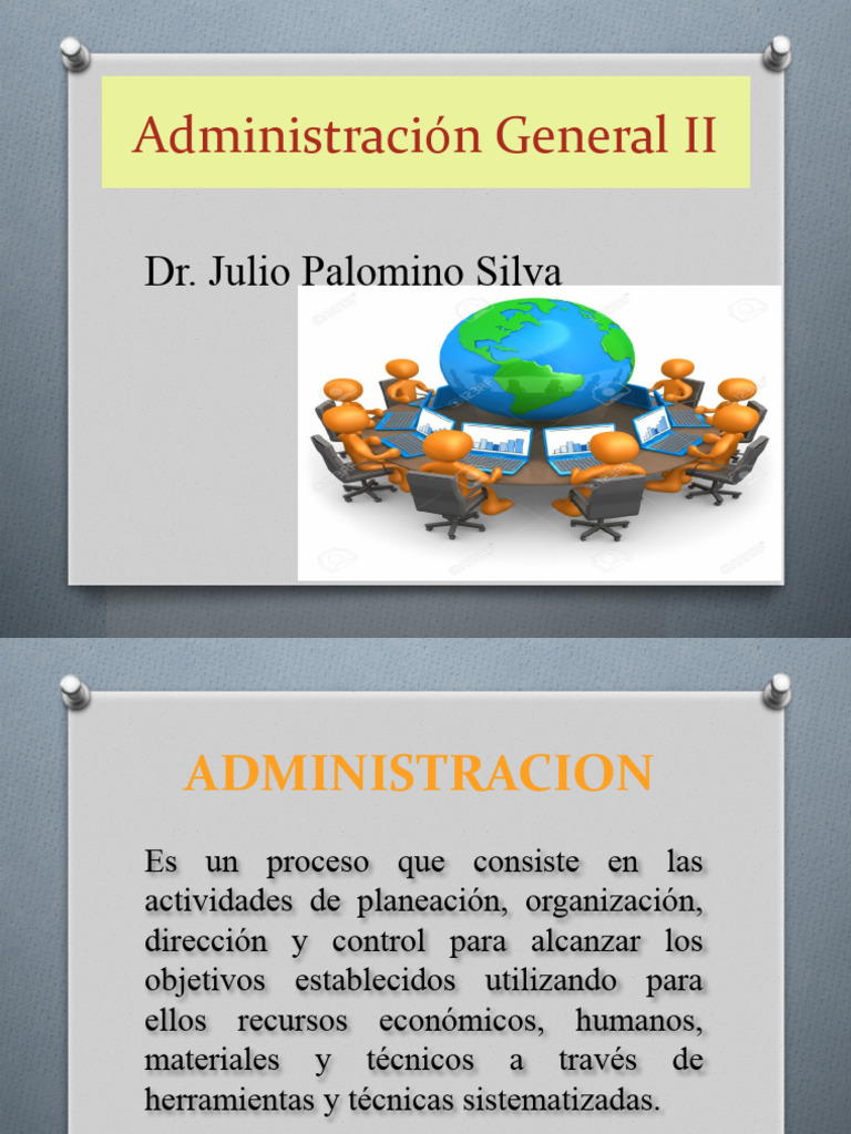 Administracion Ii 1 Secion Pdf Planificación
