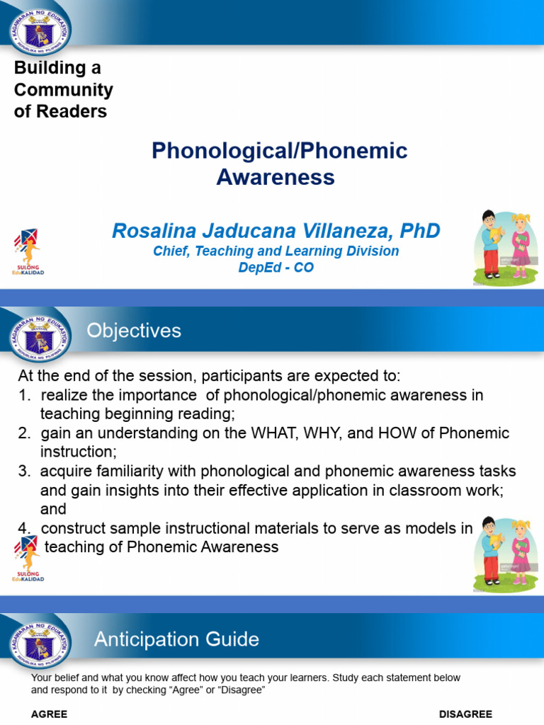 Phonological Phonemic-Awareness | PDF | Phonics | Phonology
