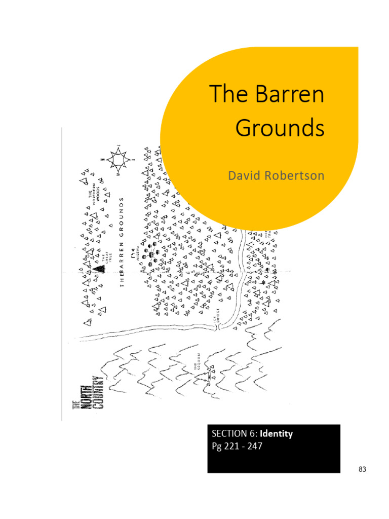 Barren Grounds Teacher Resource Guide Section 6 | PDF