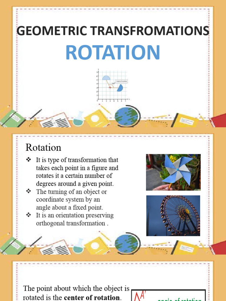 Rotation Geometry | PDF | Rotation | Angle