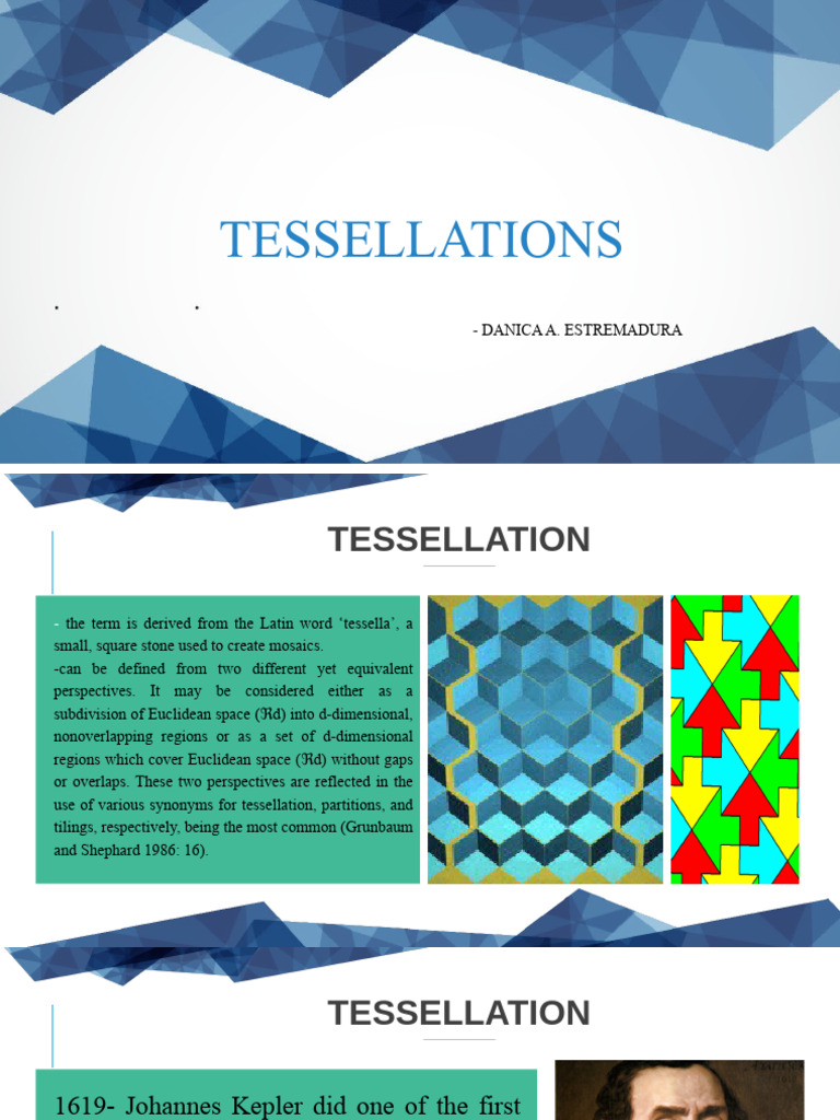 Tessellations Pdf Triangle Polygon