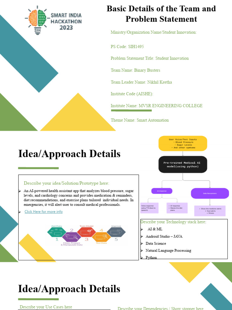 SIH idea | PDF | Artificial Intelligence | Intelligence (AI) & Semantics