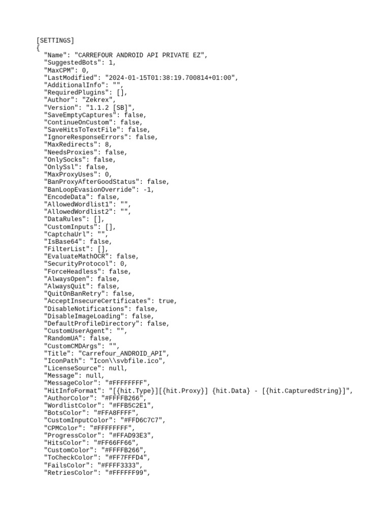 Carrefour Android API Script | PDF | Internet | Computer Engineering