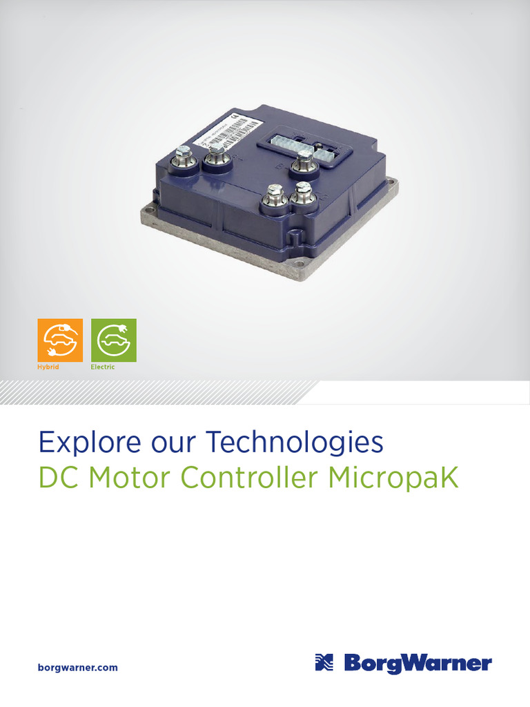 DC Motor Controller Micropak | PDF | Electric Motor | Electrical Components