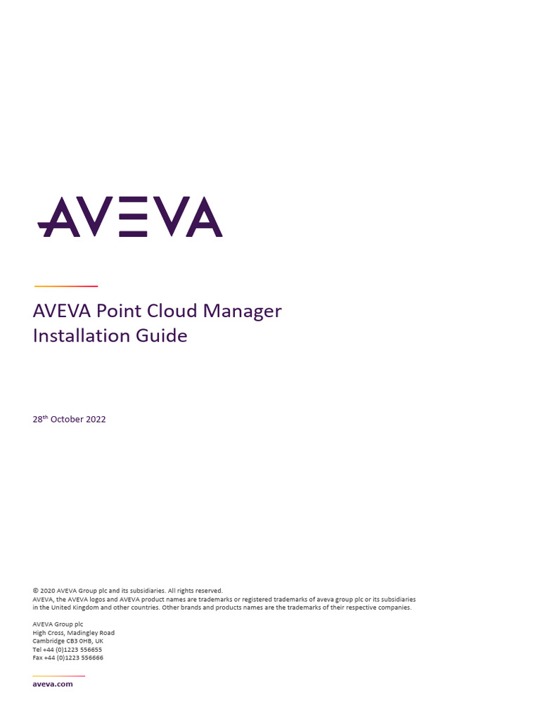 AVEVA Point Cloud Manager Installation Guide | PDF | Installation (Computer Programs) | Icon ...