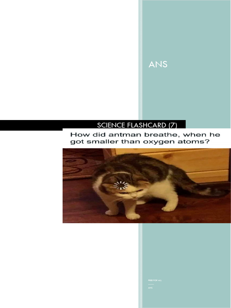 Science Flashcard (7) Ans | PDF | Sun | Cell Cycle