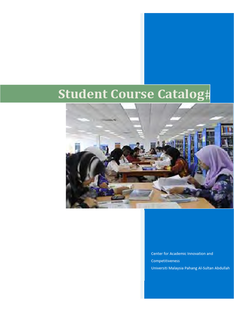 UMP Academic Course Catalog 2023/2024 | PDF | Chemical Engineering ...