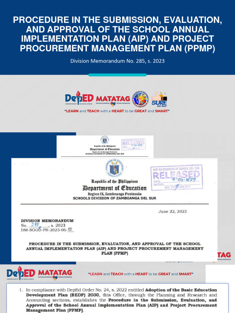 Session 4. Procedure in The Approval of SIP-AIP | PDF