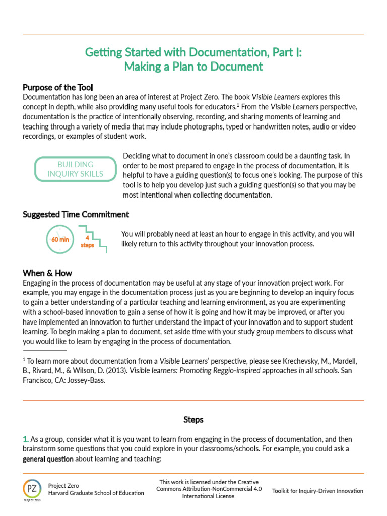 CCI Documentation - Part I | PDF | Learning | Documentation