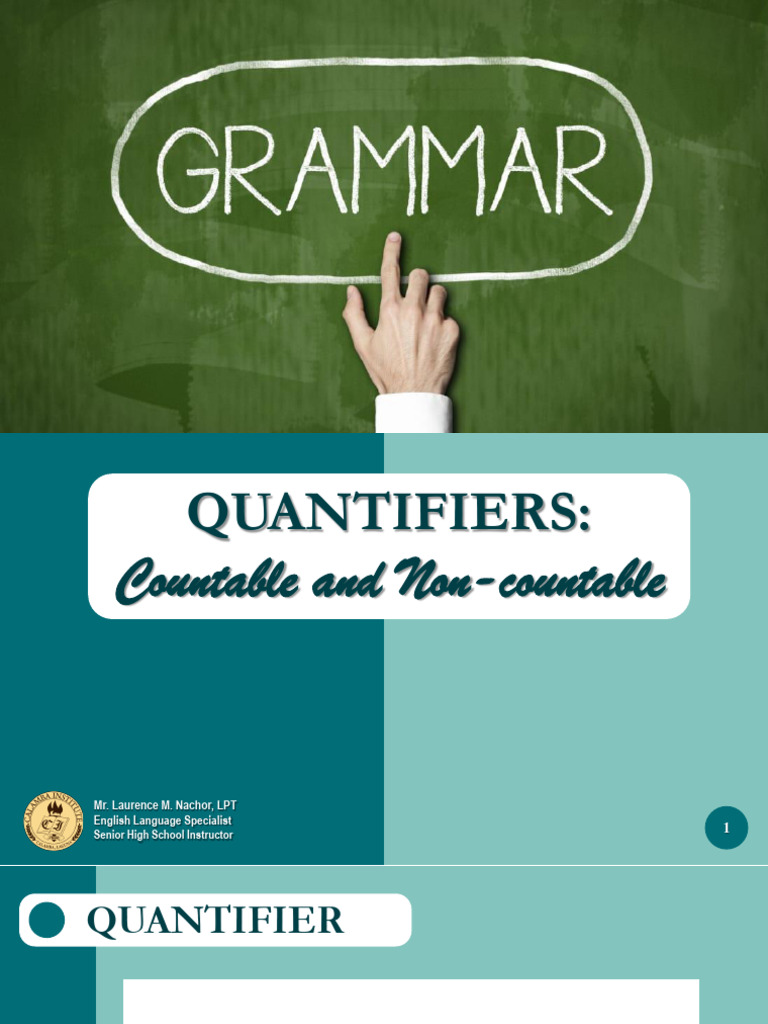 QUANTIFIERS | PDF | Semantic Units | Interpretation (Philosophy)