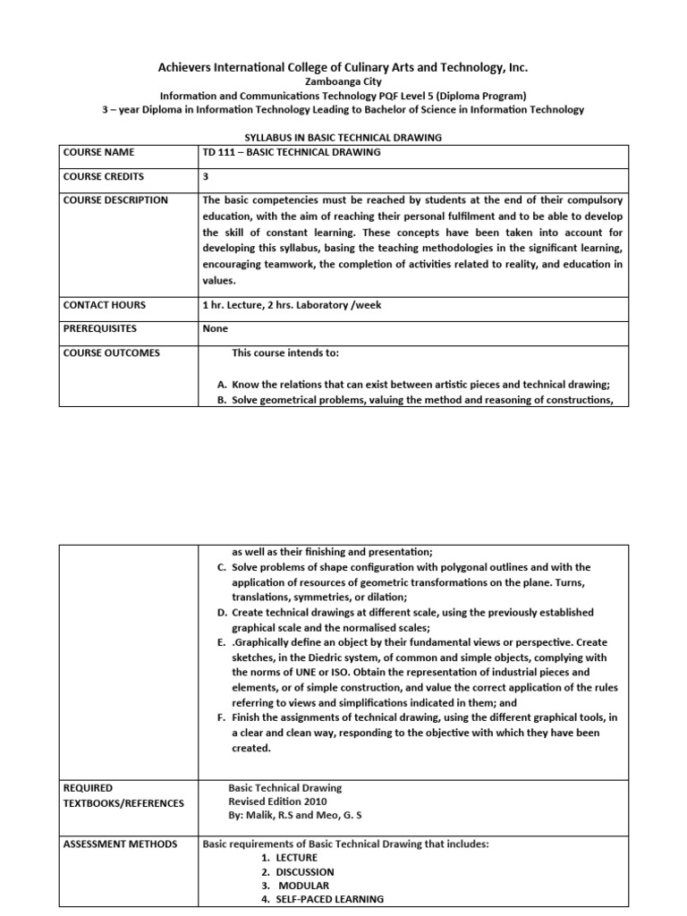 Basic Technical Drawing | PDF | Geometry | Technical Drawing