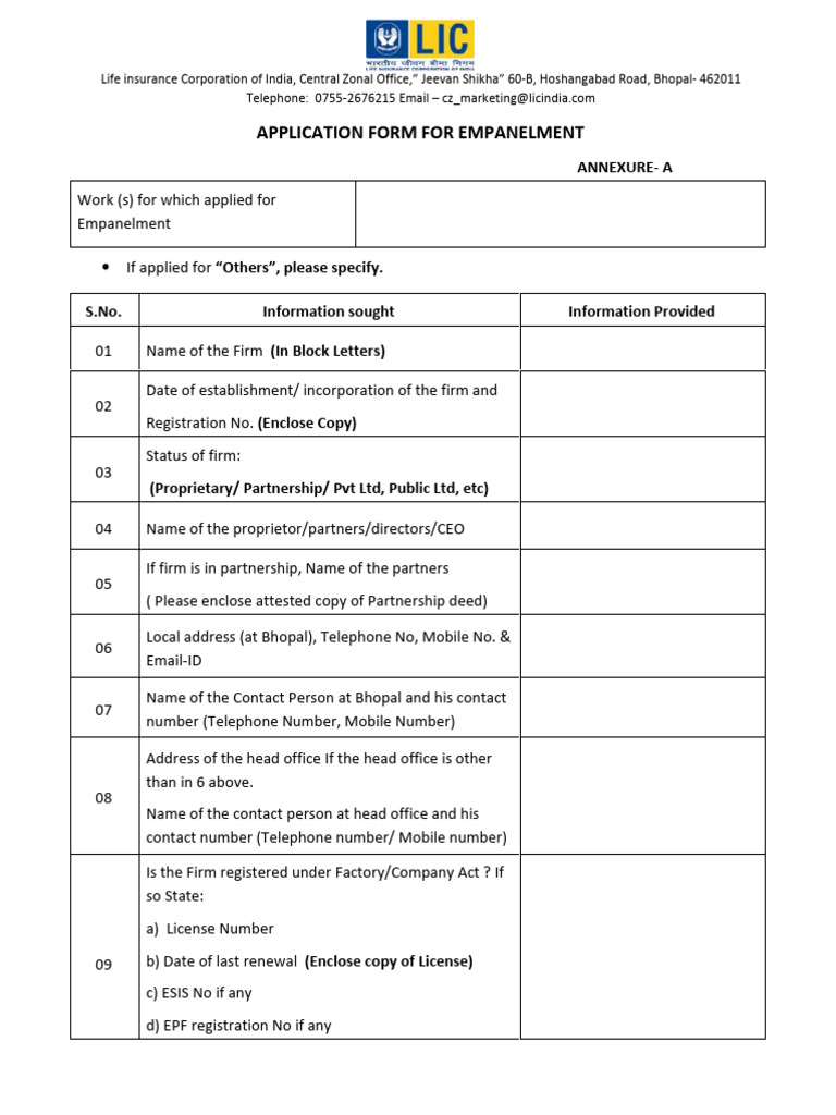 Application Format | PDF | Income Statement | Business