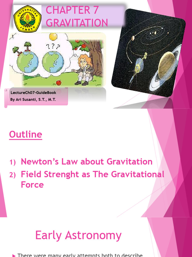 Bab 7. Chapter 7 - Gravitation | PDF | Gravity | Newton's Law Of ...