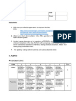 Role Play Rubric: Levels of Quality Criteria 4 Excellent 3 Proficient 2 ...