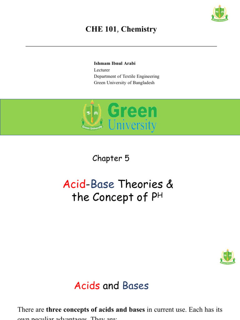 Acid Base | PDF | Acid | Ph