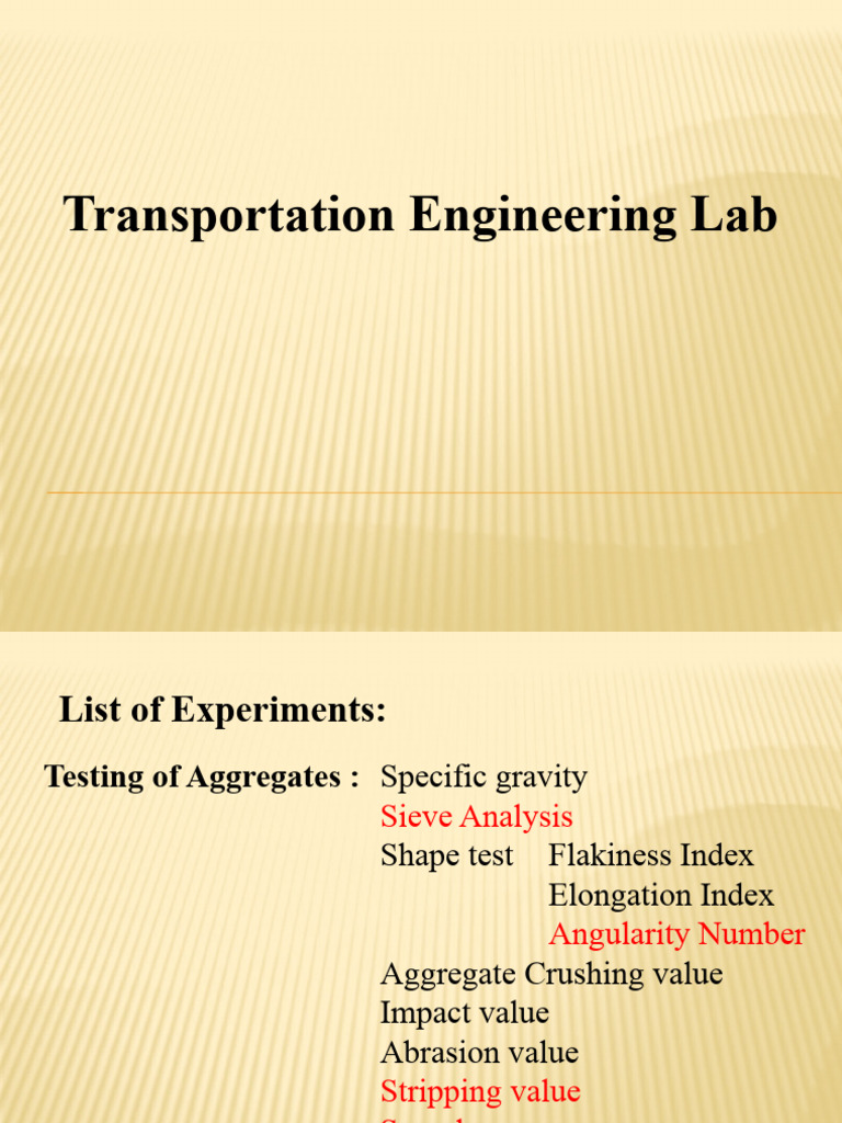 TE Lab Demo | PDF | Construction Aggregate | Weight