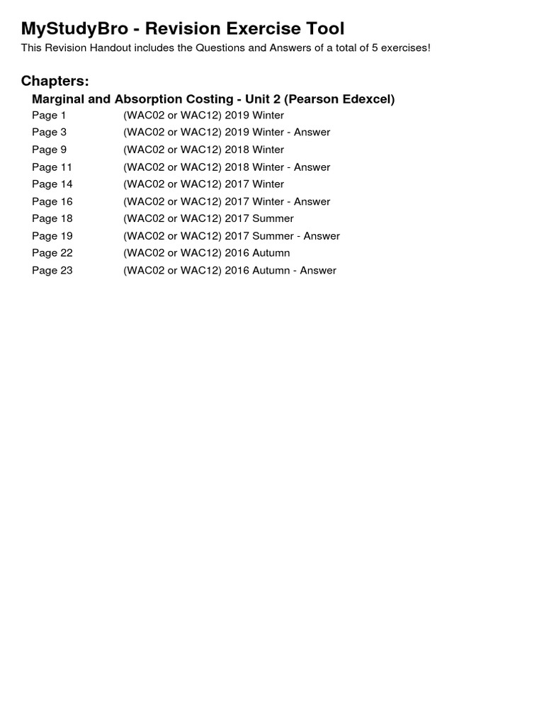 Exercises (7) | PDF | Inventory | Demand