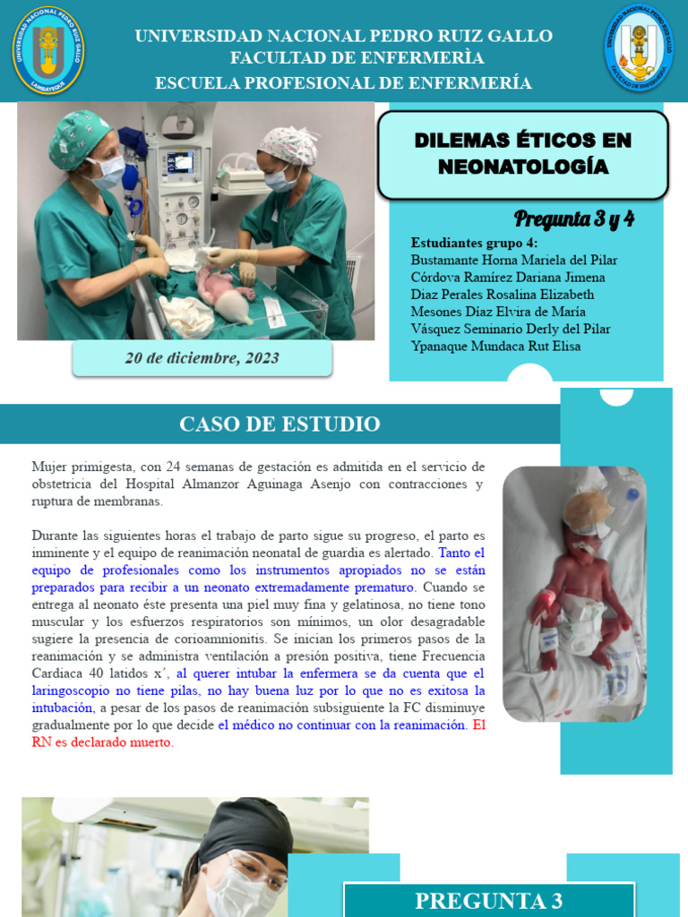 GRUPO 4 - Caso de estudio-DILEMAS ETICOS | PDF | Reanimación ...