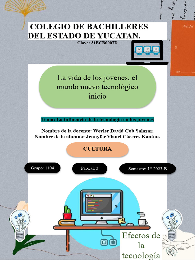 Efectos de La Tecnología en Los Jóvenes | PDF | Tecnología de información y comunicaciones ...