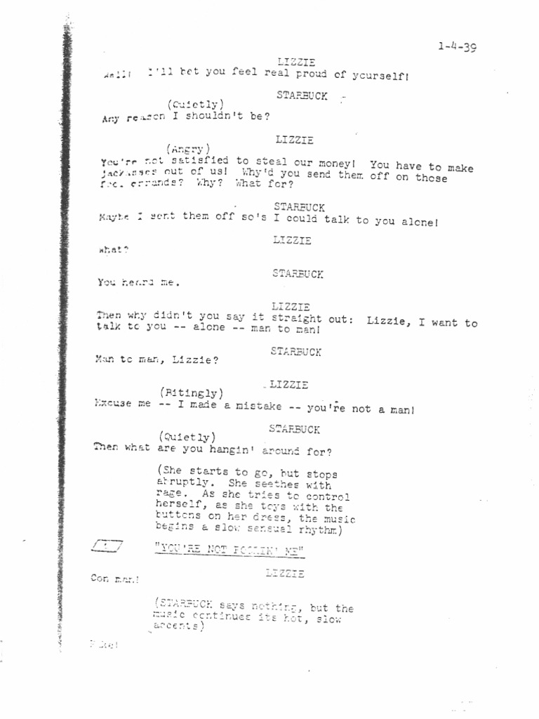 110 in The Shade Scene Act I Scene | PDF