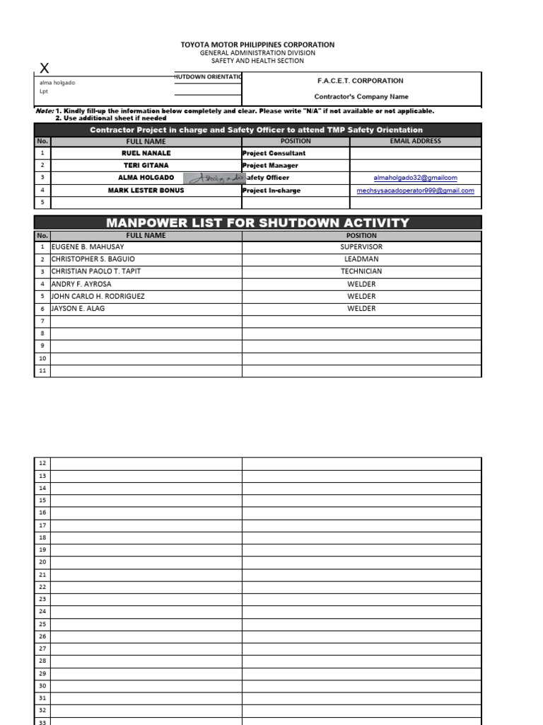 TMP December 2023 Safety Orientation | PDF