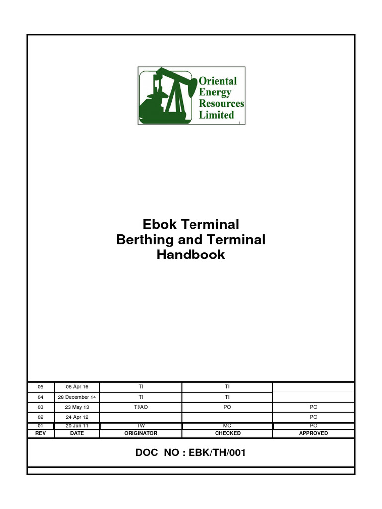 Ebok Terminal Handbook Rev 5 - 14 APR 16 | PDF | Wound | Earth Sciences