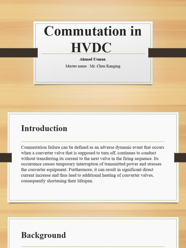 Commutation in HVDC-Ahmad | PDF | High Voltage Direct Current | Vacuum Tube