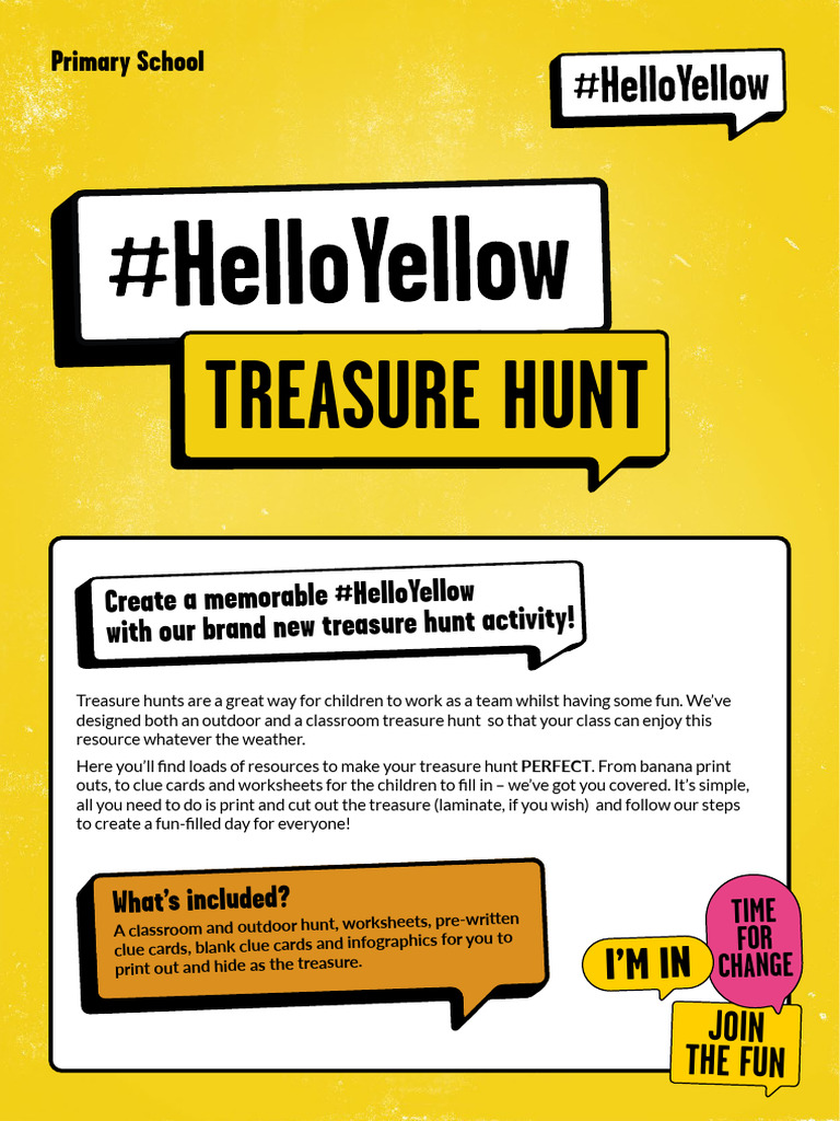 Classroom and Outdoor Treasure Hunt Guide | PDF