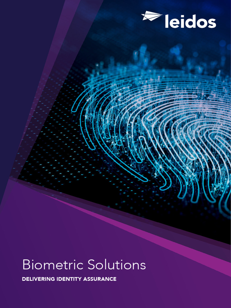 Biometrics Brochure2023vFApproved | PDF | Biometrics | Cloud Computing