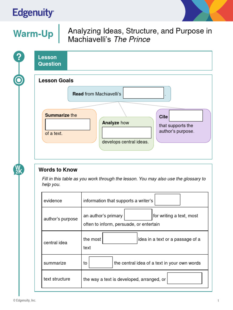 Analyzing Machiavelli's The Prince | PDF | The Prince | Niccolò Machiavelli