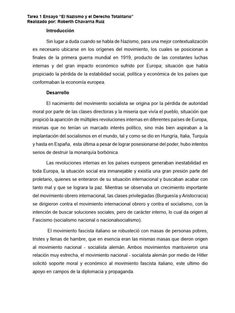 Tarea 1 Ensayo Tarea 1 Ensayo