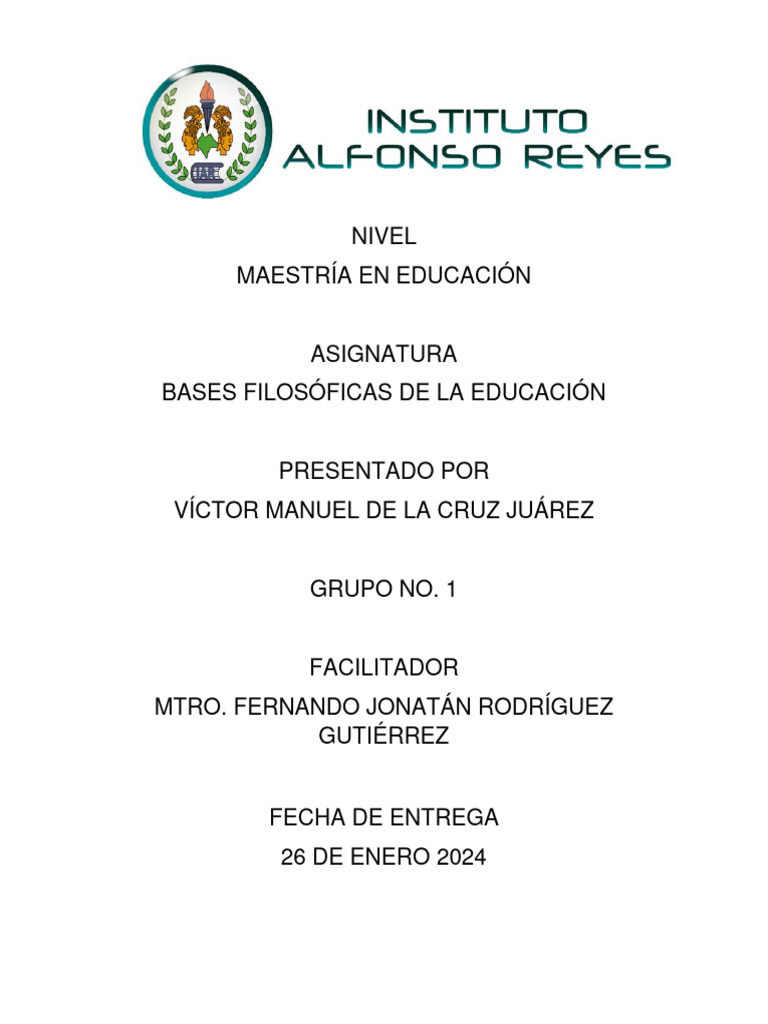 Actividad Victor Manuel de La Cruz Juarez | PDF | Jean-Jacques Rousseau ...