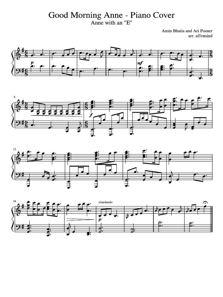 Good Morning Anne | PDF