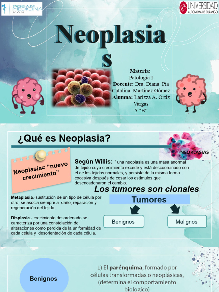 NEOPLASIAS | PDF | Cáncer | Neoplasias