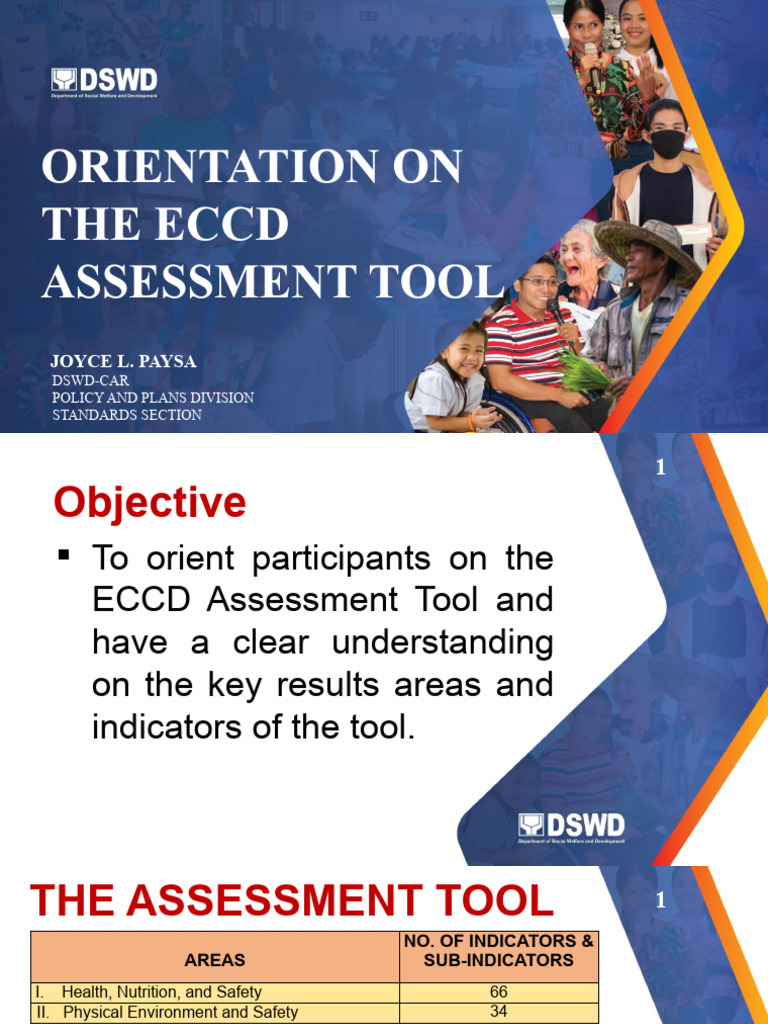 PP ECCD Assessment Tool | PDF | Child Protection | Curriculum