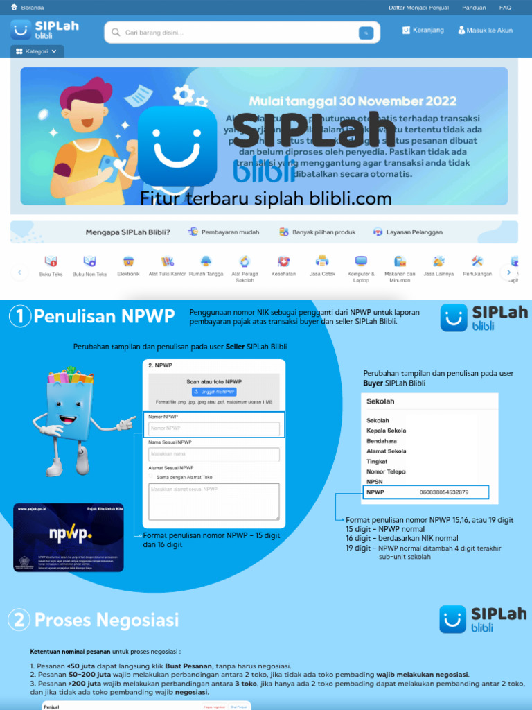 SIPLah Fitur Baru | PDF