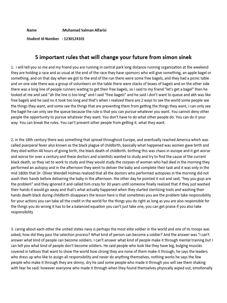 Tugas Essai Bahasa Inggris | PDF