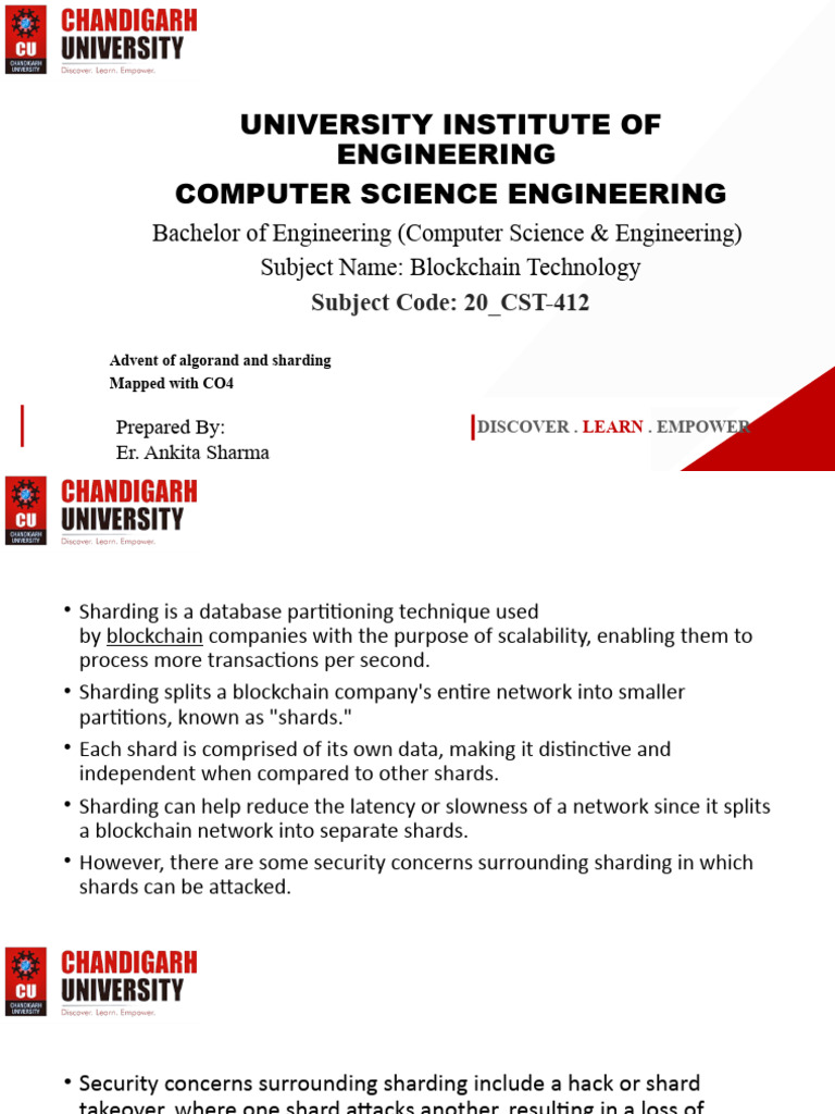 Lecture 3 2 4 Sharding Based Consensus Algorithms Pdf Database Transaction Scalability