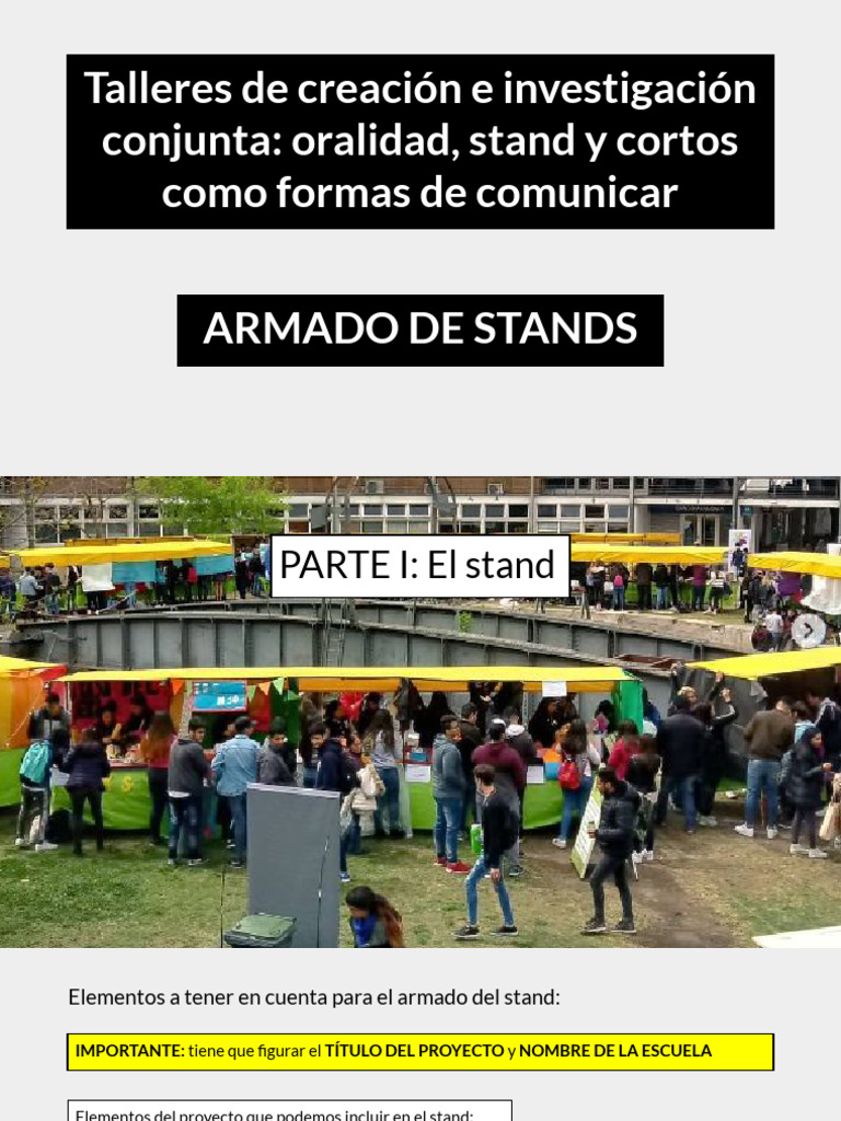 Diseño de Stands y Pósters para Proyectos | PDF | Póster