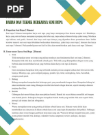 30 Contoh Karya Seni Rupa Dua Dimensi Beserta Penjelasannya | PDF